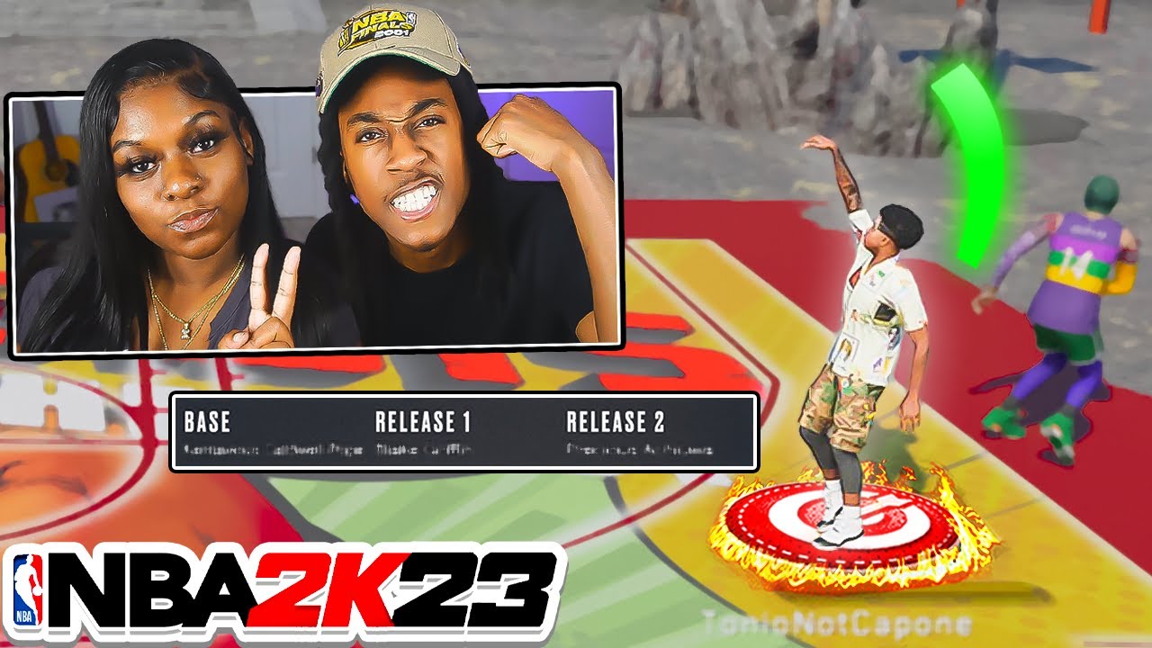 My GIRLFRIEND Made The BEST JUMPSHOT In NBA 2k23... - YouTube