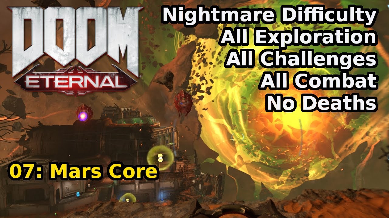Doom Eternal - 07: Mars Core (Nightmare 100%) - YouTube