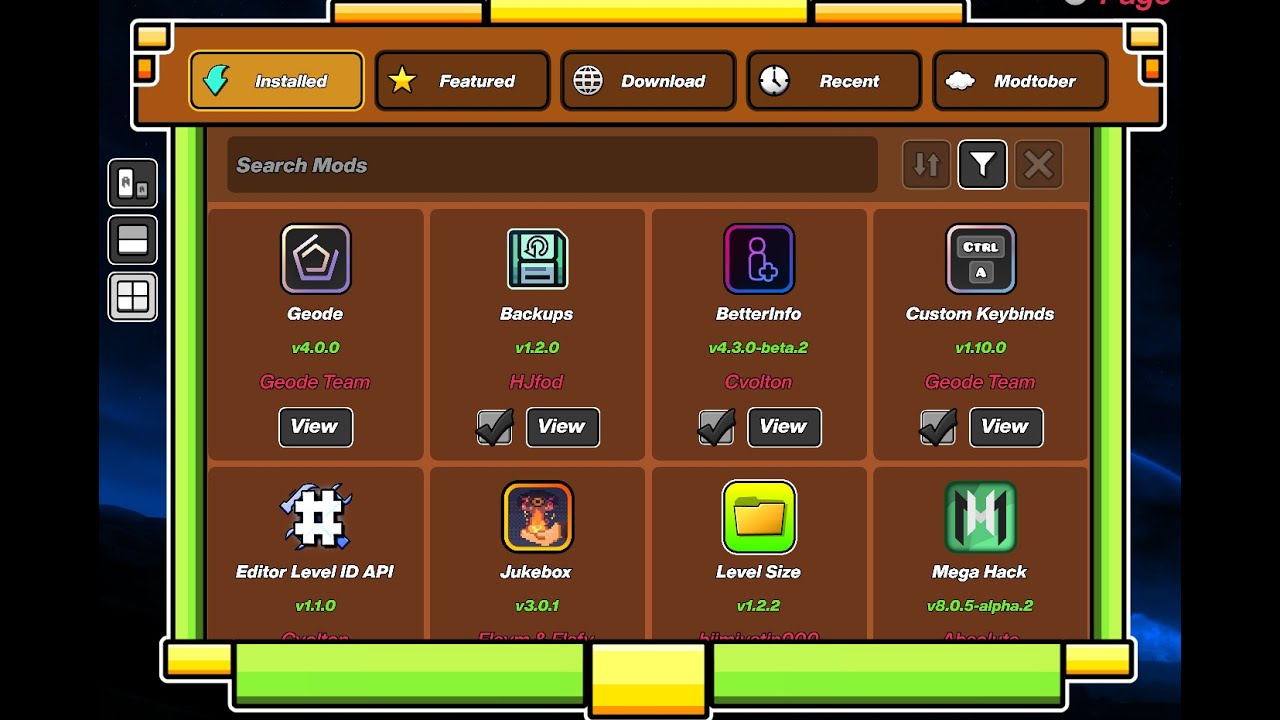 The BEST Mods For Geode [Geometry Dash 2.207] - YouTube