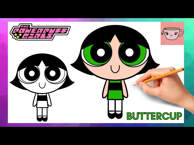 Buttercup Powerpuff Girls Cute Official] Smiley Buttercup Plush