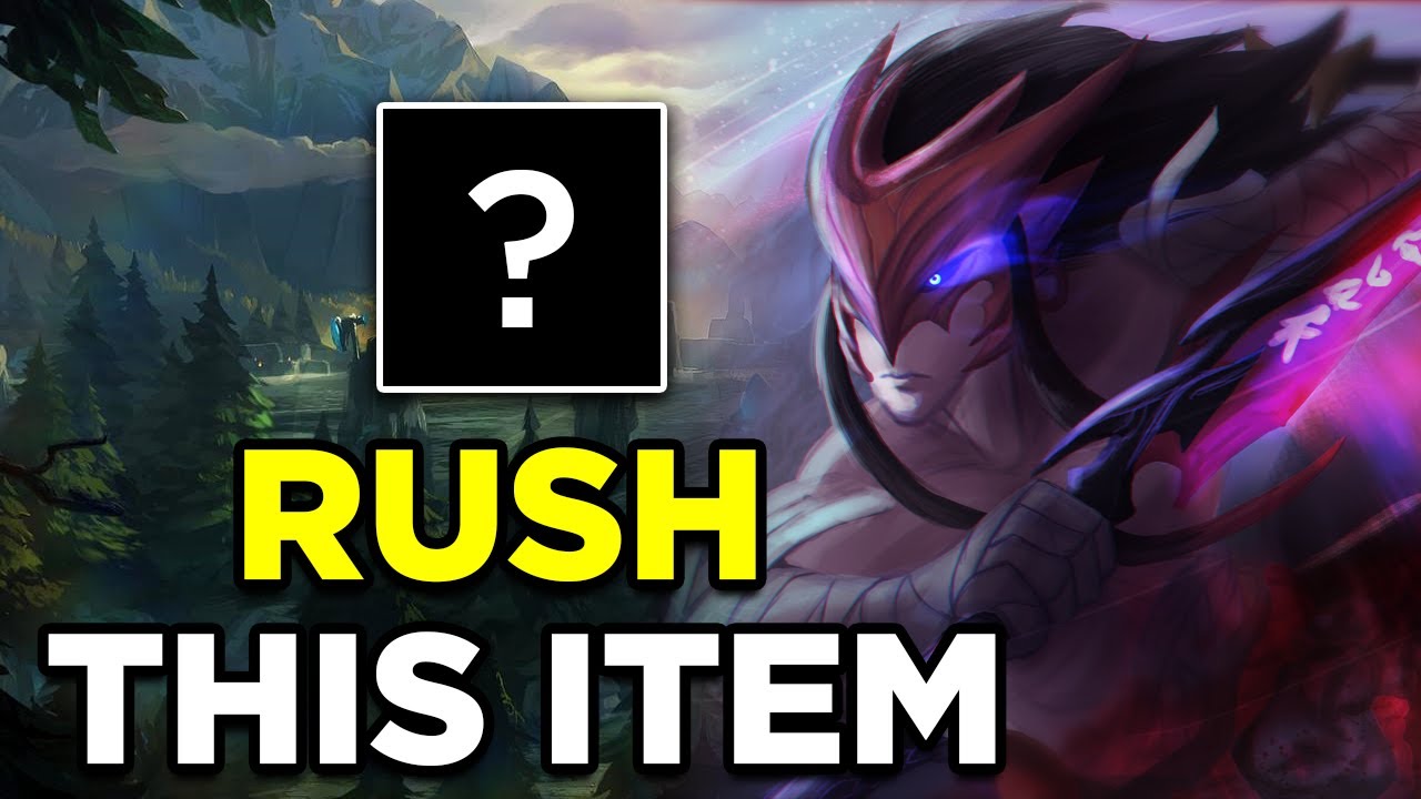 The *BEST* first item on Yone in Season 12 - League of Legends - YouTube