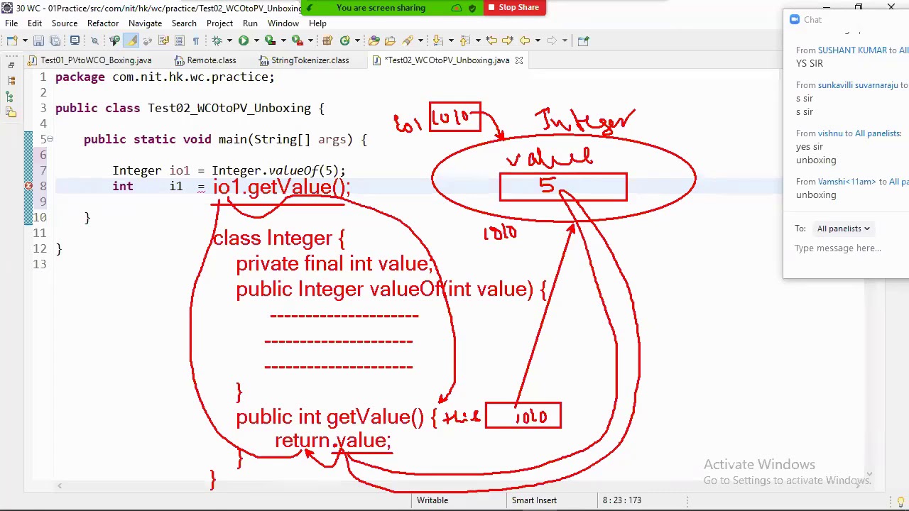 Java Wrapper classes | Session-3 | WCO to PV | By Hari Krishna - YouTube