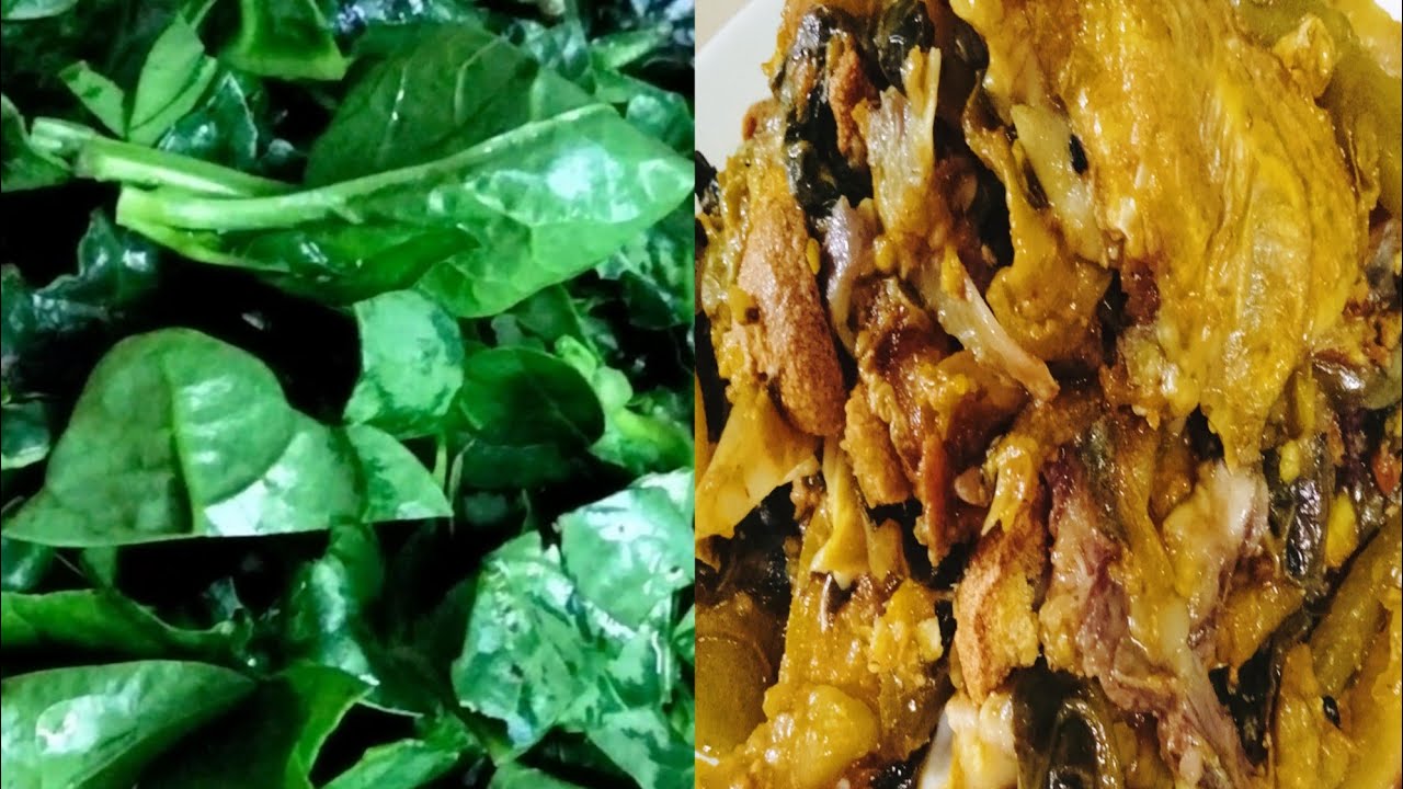 মাছের মাথা দিয়ে পুঁই শাকের চচ্চড়ি।Macher Matha Diye pui shak।pui shak ...