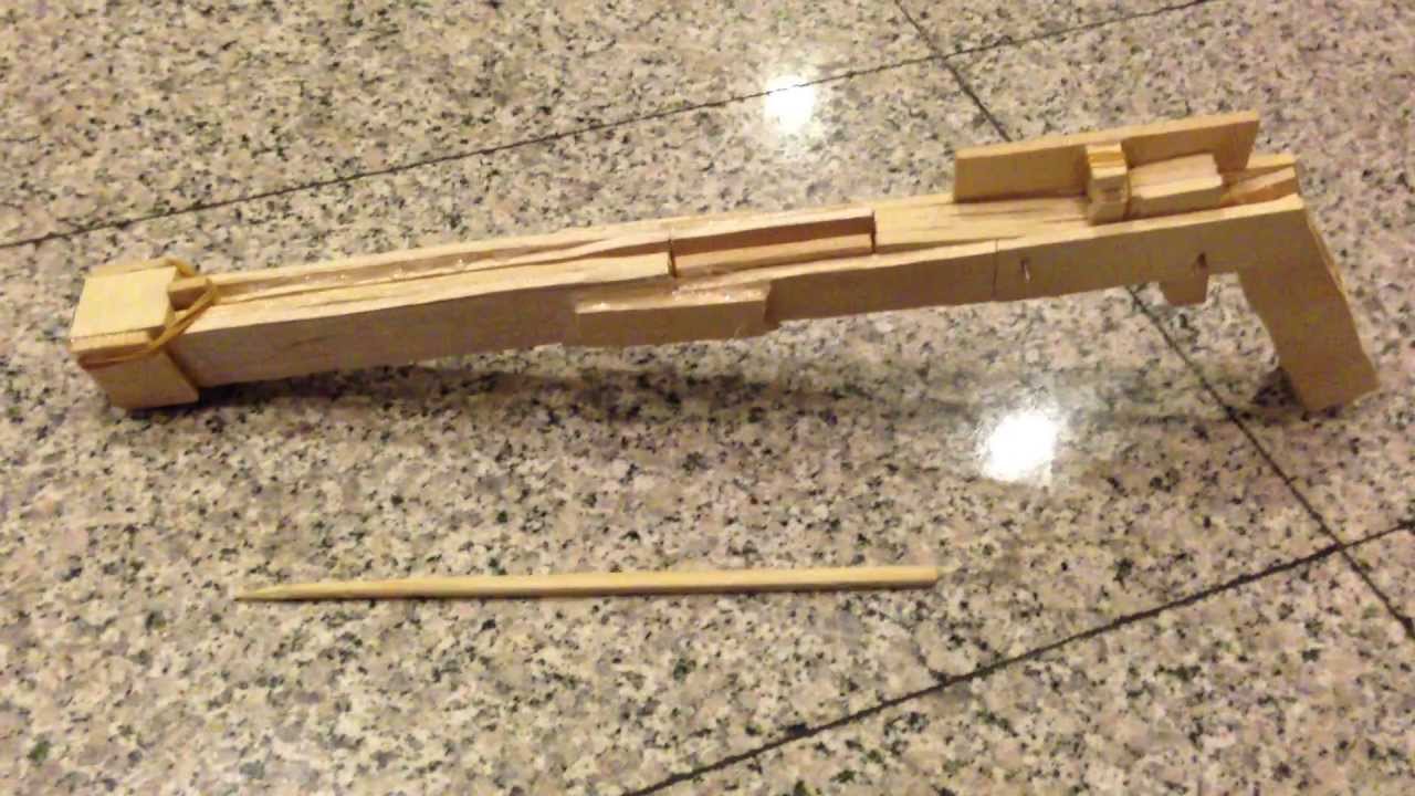 Wooden Chopsticks Shooter - YouTube