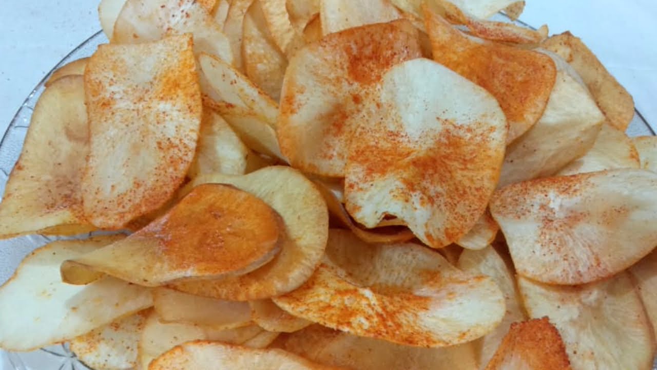 மரவள்ளி கிழங்கு சிப்ஸ் | Crispy Tapioca Chips | Maravalli kilangu chips ...