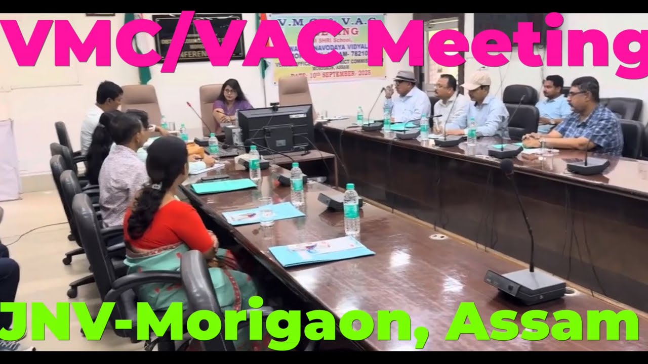VMC/VAC Meeting ️💥#jnvmorigaon #assam #nvs #students #teacher # ...