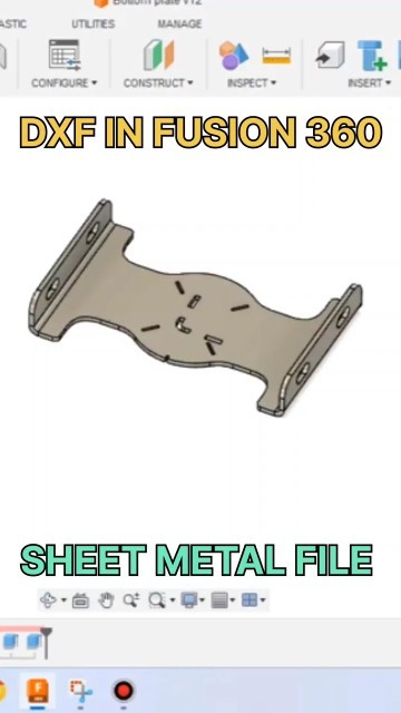 Fusion 360 | DXF File #shortvideo - YouTube