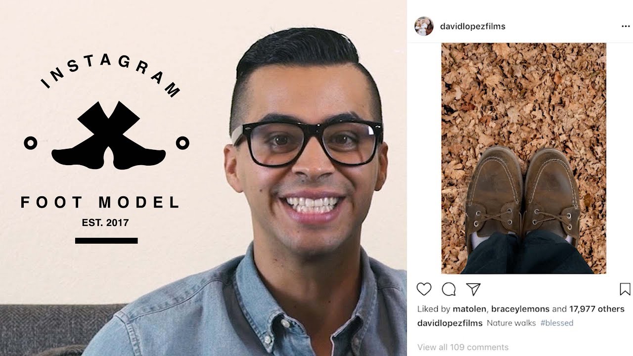 INSTAGRAM FOOT MODEL | David Lopez - YouTube
