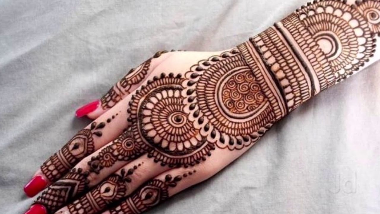 30 Unique and Simple Back Hand Mehandi Designs - YouTube