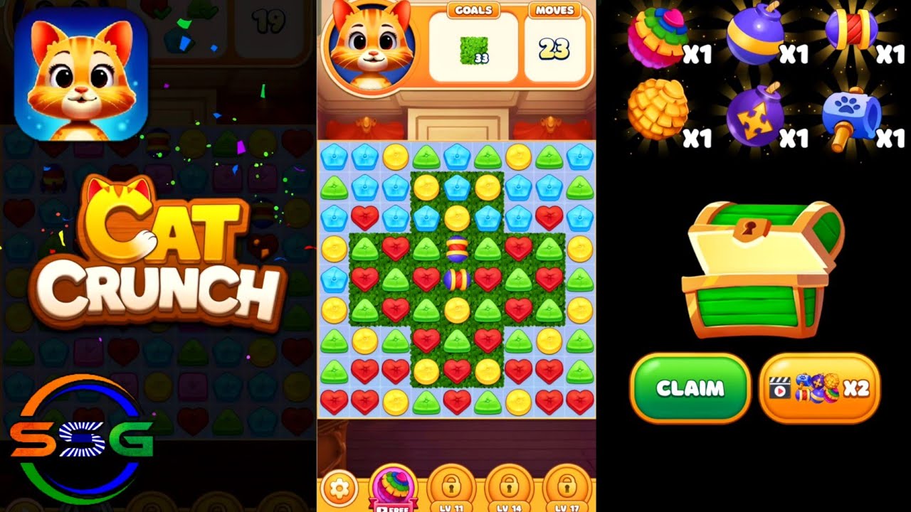 Cat Crunch - Gameplay Walkthrough (Android) - YouTube