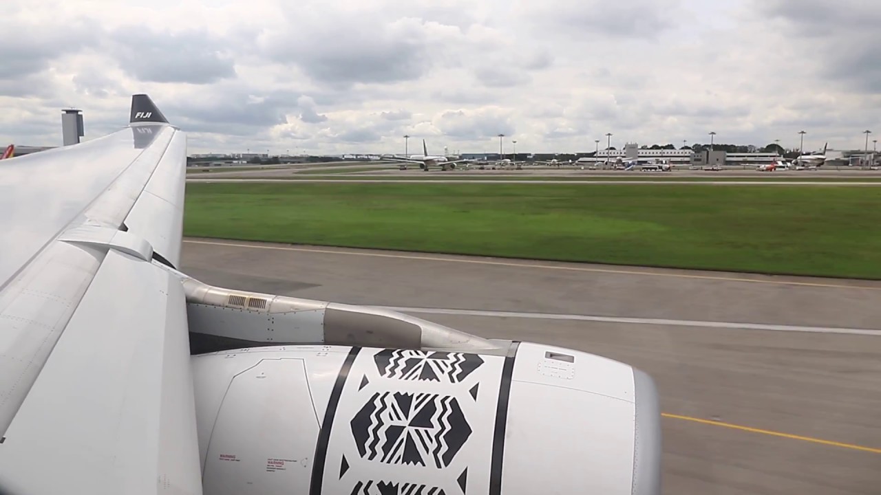 Fiji Airways | Airbus A330-200 | FJ 360 Singapore - Nadi | Takeoff ...