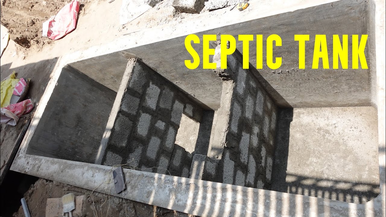 Amazing Construction of Septic Tank in India - YouTube