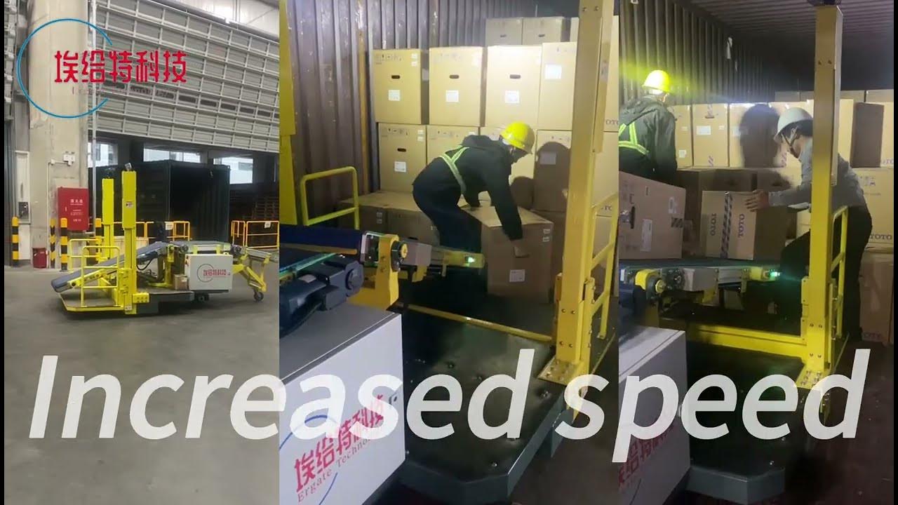 The Benefits Of Automated Container Loading And Unloading - YouTube