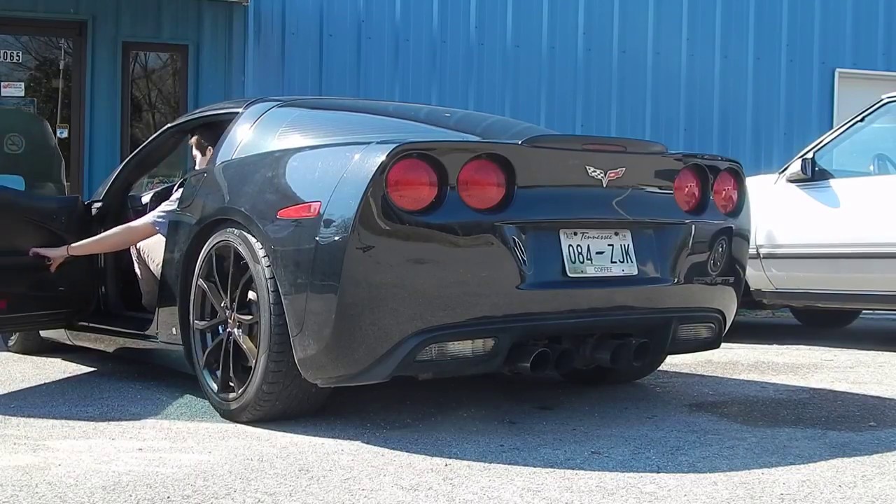 2006 Corvette LS9 cam LS2 Cold Start and Small Rev - YouTube