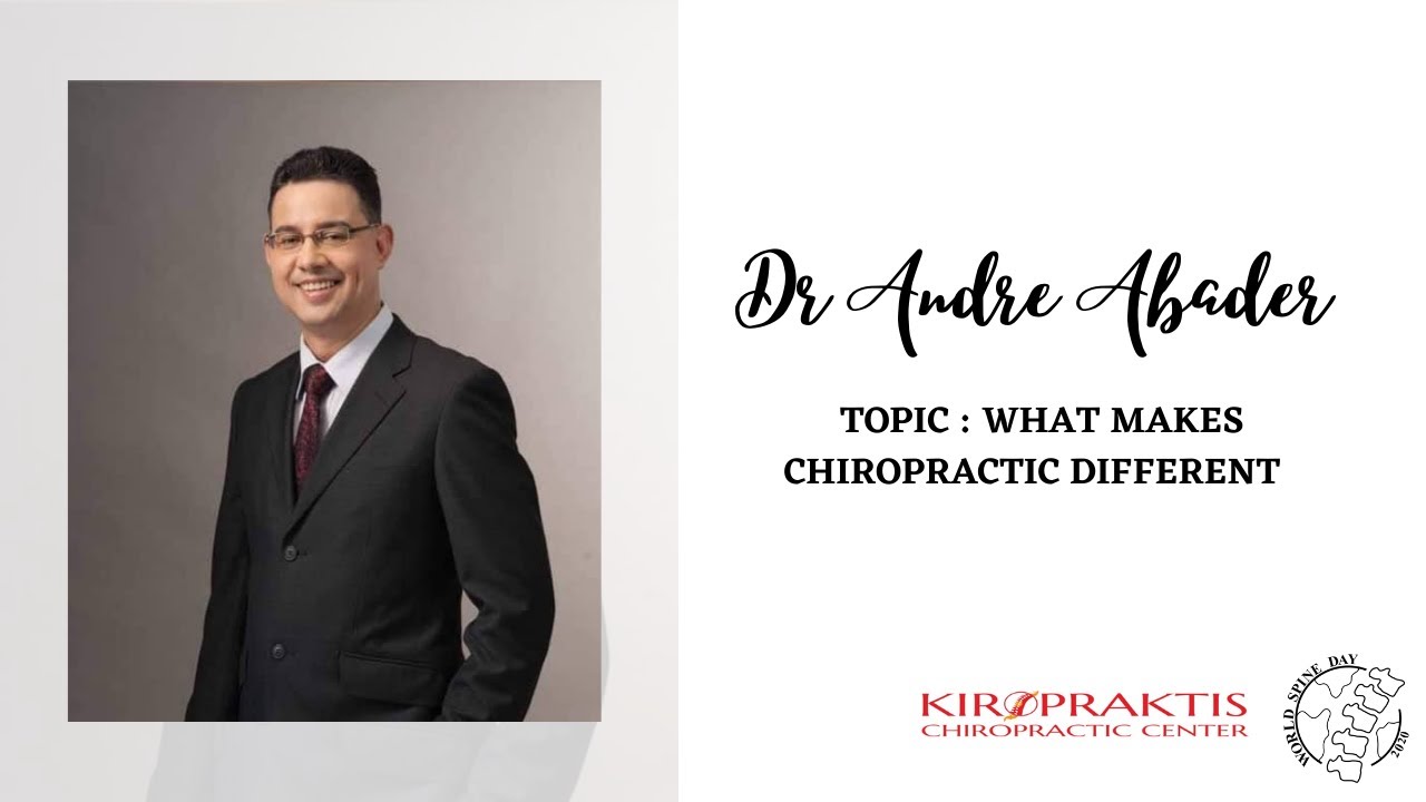 Dr.Andre: What Makes Chiropractic Different (IMU WSD) - YouTube