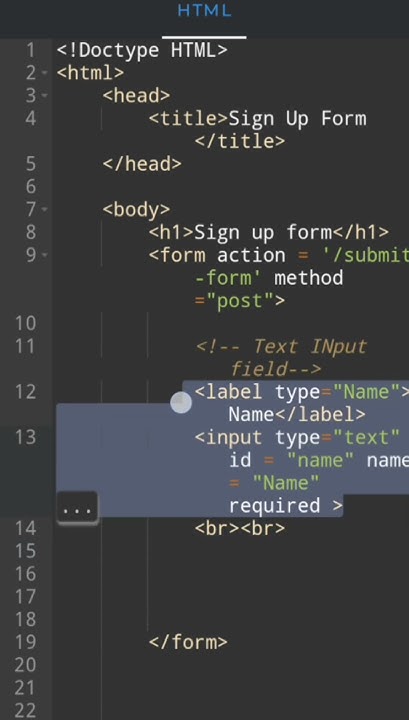 Make Sign Up Form In Just 1min 😱😱html Html5 Htmlcss Htmlcoding Htmlcode Htmlwebsite Html