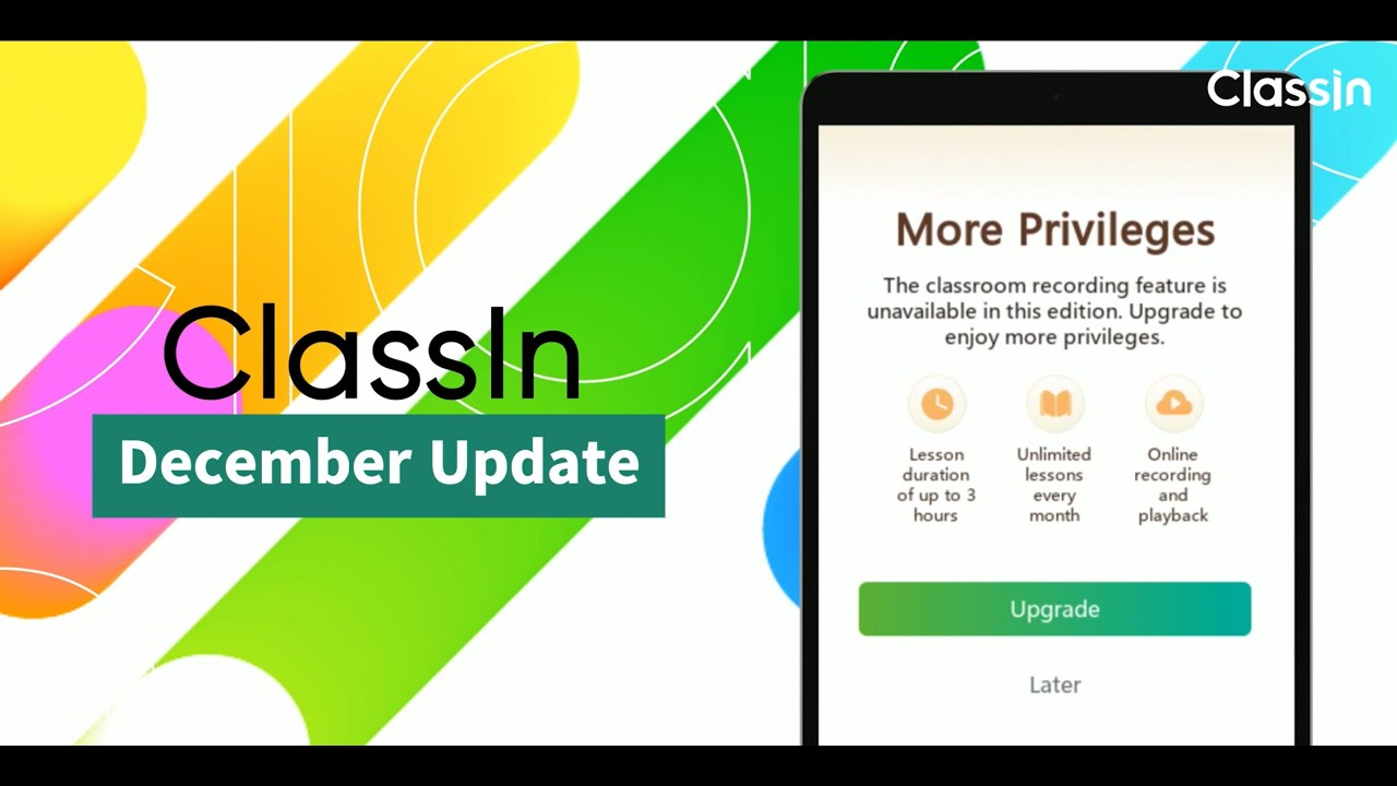 ClassIn - Bản cập nhật Tháng 12-23: Ra mắt tính năng Mẫu hoạt động khóa ...