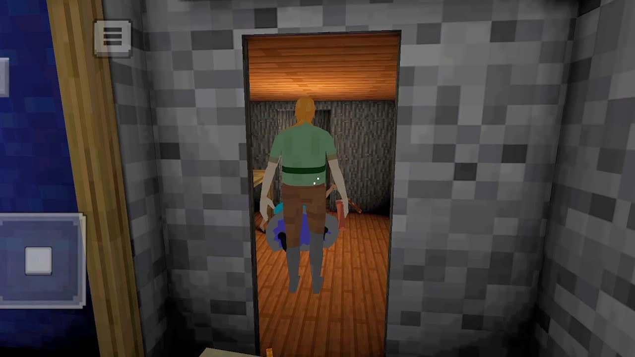 Playing As Grandpa In Granny Chapter 1| Minecraft Grandpa Horror Escape ...