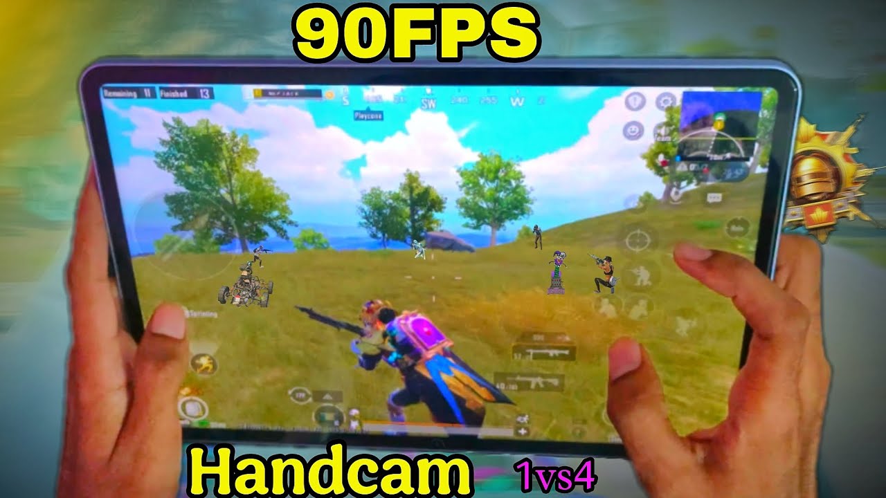 BGMI Handcam Xiaomi Pad 7 90FPS 💥 ll Xiaomi Pad 7 PUBG 90FPS Handcam ...