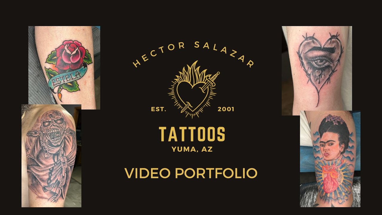 Hector Salazar Tattoos Yuma AZ Portfolio - YouTube