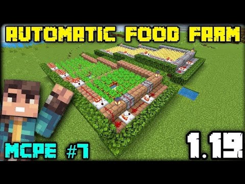Minecraft : How to Builds | AUTOMATIC FOOD FARM 🚜 ! ( EASY ) - YouTube