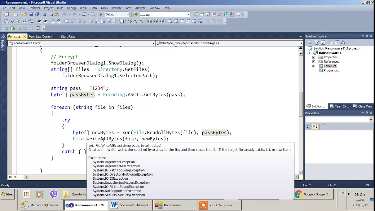 Ransomware C# - Part2 - YouTube