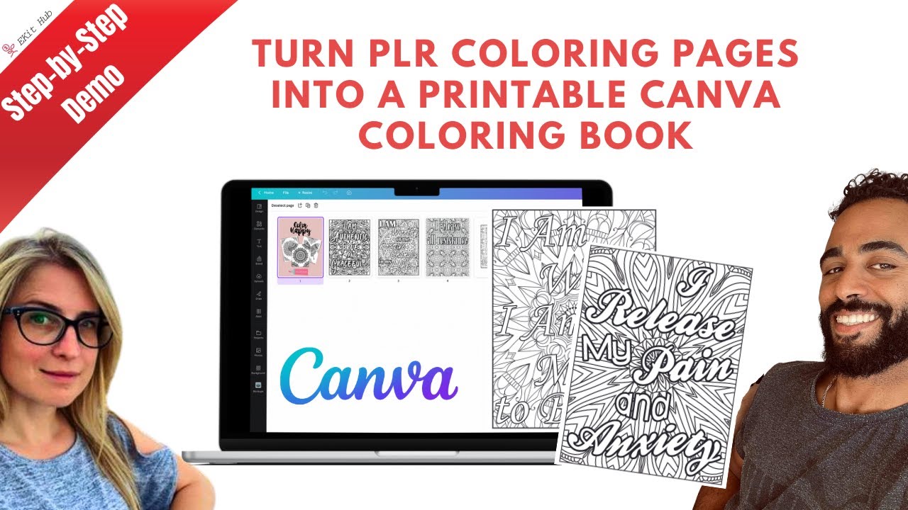 Turn ANY PLR Coloring Pages Into A Printable Canva Coloring Book YouTube Turn ANY PLR Coloring Pages Into A Printable Canva Coloring Book YouTube