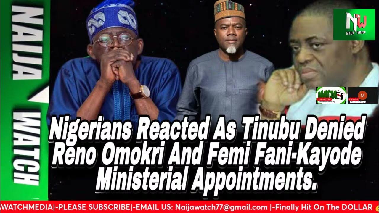 (24-10-24) Nigerians Reacted As Tinubu Denied Reno Omokri And Fani ...