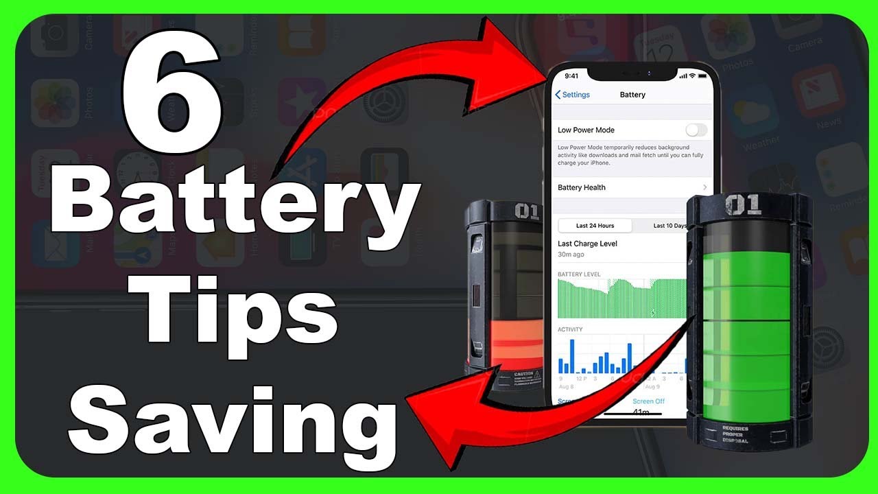 iphone 6 Battery Tips Saving you need battery life - YouTube