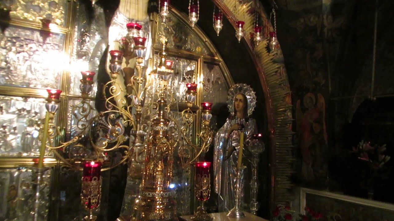 Calvary (Golgotha ), the site of the crucifixion of Jesus, Jerusalem ...