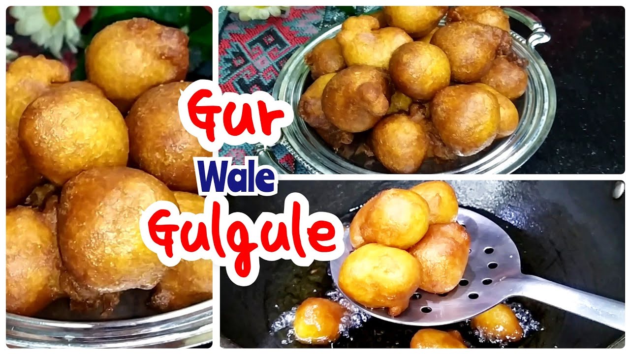 Gur Wale Gulgulay Recipe For Ramzan / Iftar in Urdu Hindi ~Gur Walay ...