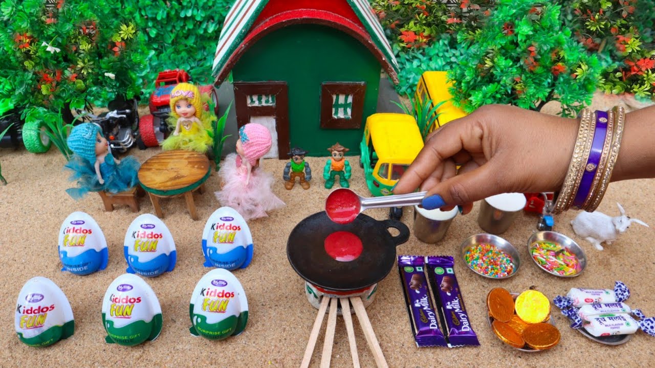 Miniature Chocolate Dosa Recipe | Kiddos Fun & dairy Milk Chocolate ...