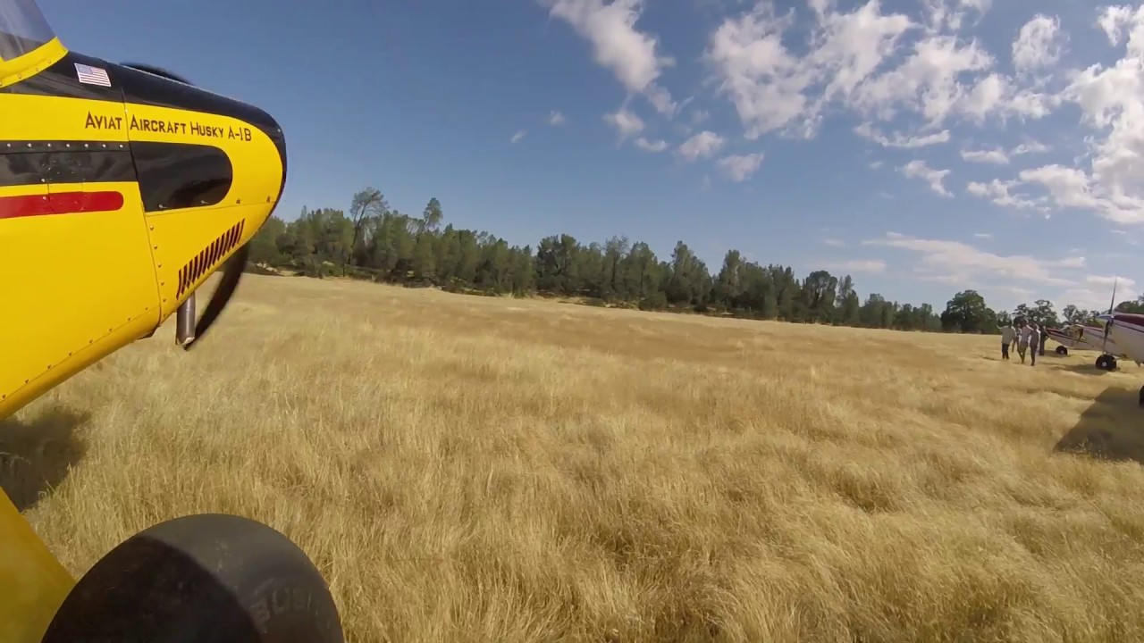 Off Airport Flying with a Aviat Husky - YouTube