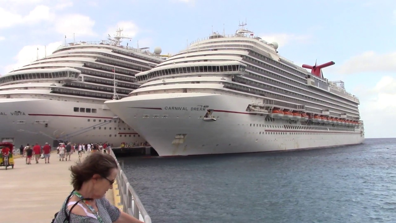 DOCKING IN COZUMEL WITH CARNIVAL CRUISELINE - YouTube