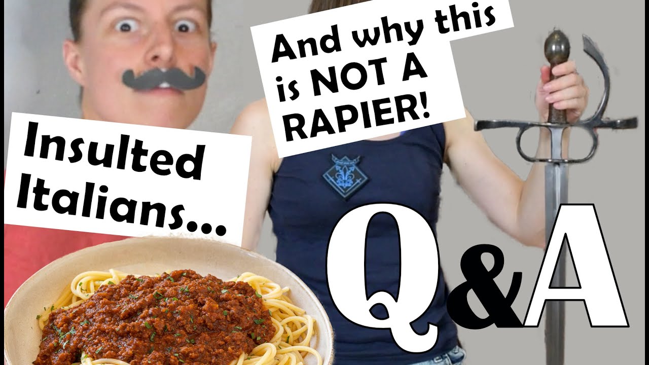 Sword Q&A | About our Spaghetti Dilemma and Rapiers - YouTube