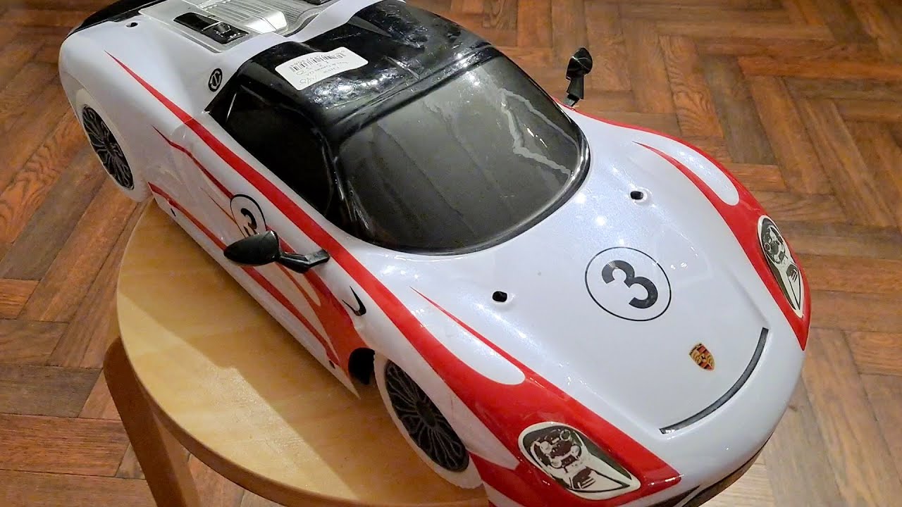 Mondo Motors 1/10 RC PORSCHE 918 Hobby Grade conversion - YouTube