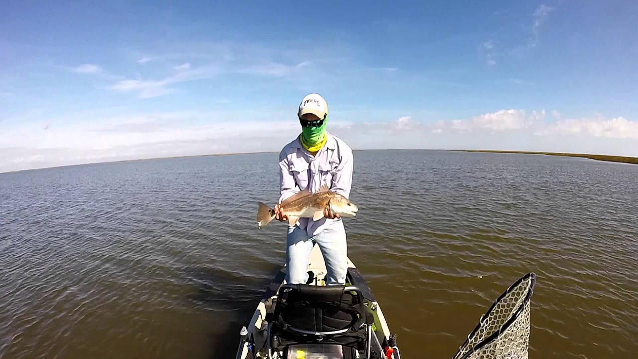 Cocodrie, La kayak fishing - YouTube