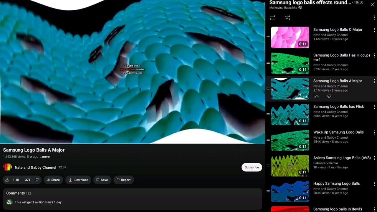 Samsung logo balls Effects N Major 35 to Not Scary - YouTube