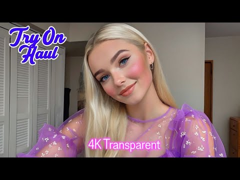 4k Micro Bikini 👙 Try-On Haul Transparent |Shein Lingerie, Sheer Dress & Bikini Try-On Haul 2025