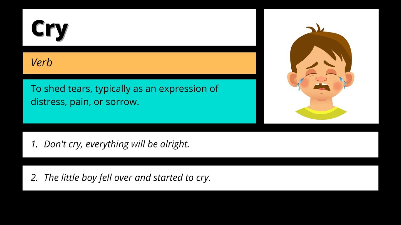 Cry Verb Pronunciation Definition Examples YouTube cry-verb-pronunciation-definition-examples-youtube
