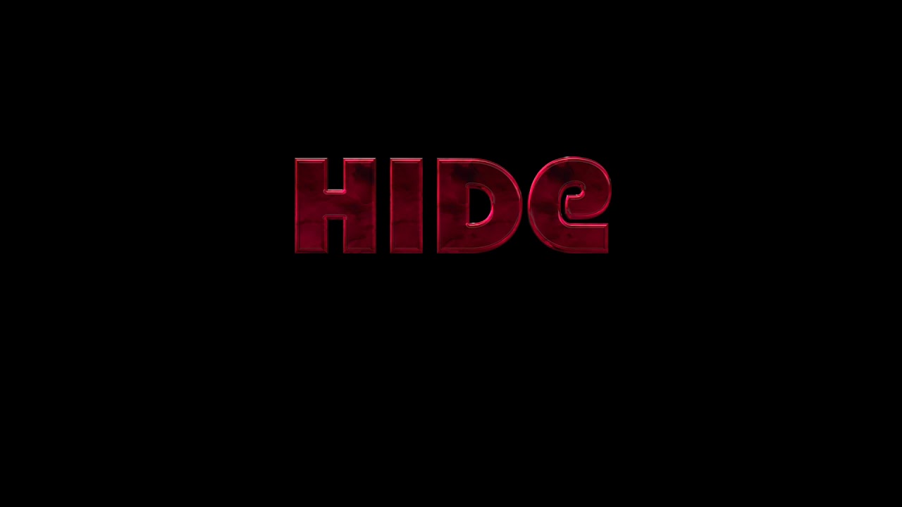 HIDE MOVIE TRAILER - YouTube