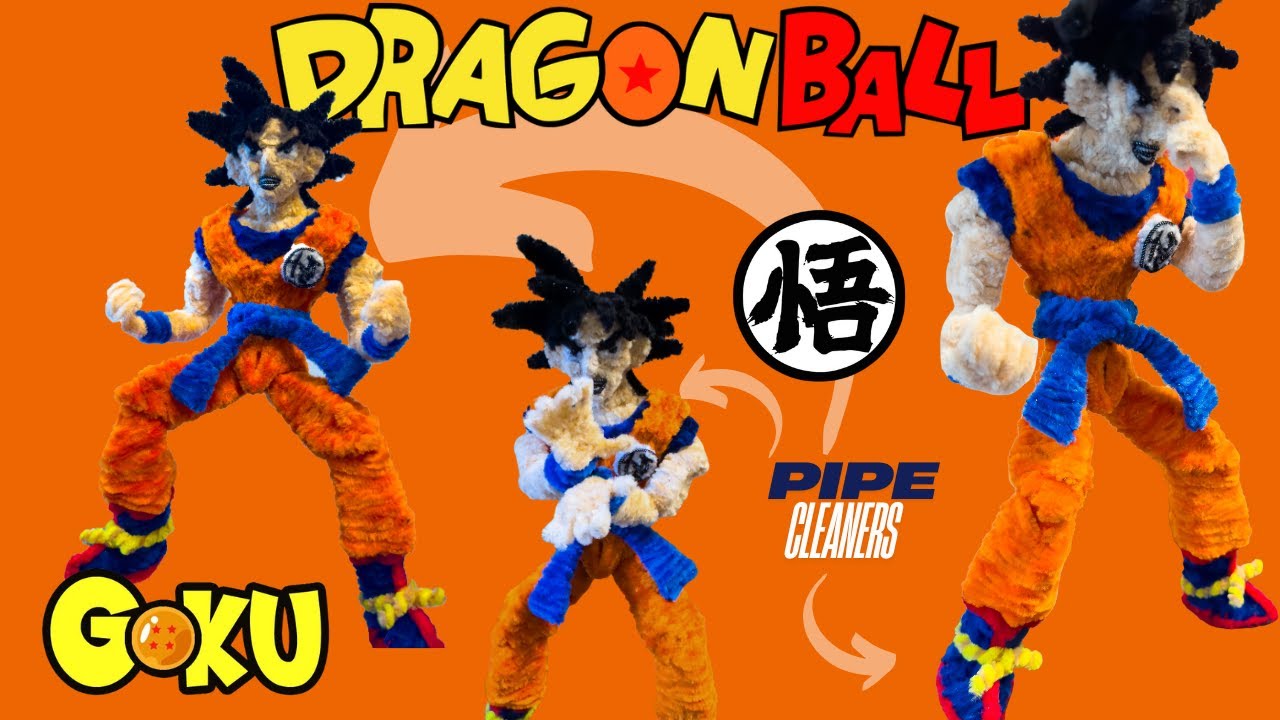 Making Goku out of Pipe Cleaners - YouTube