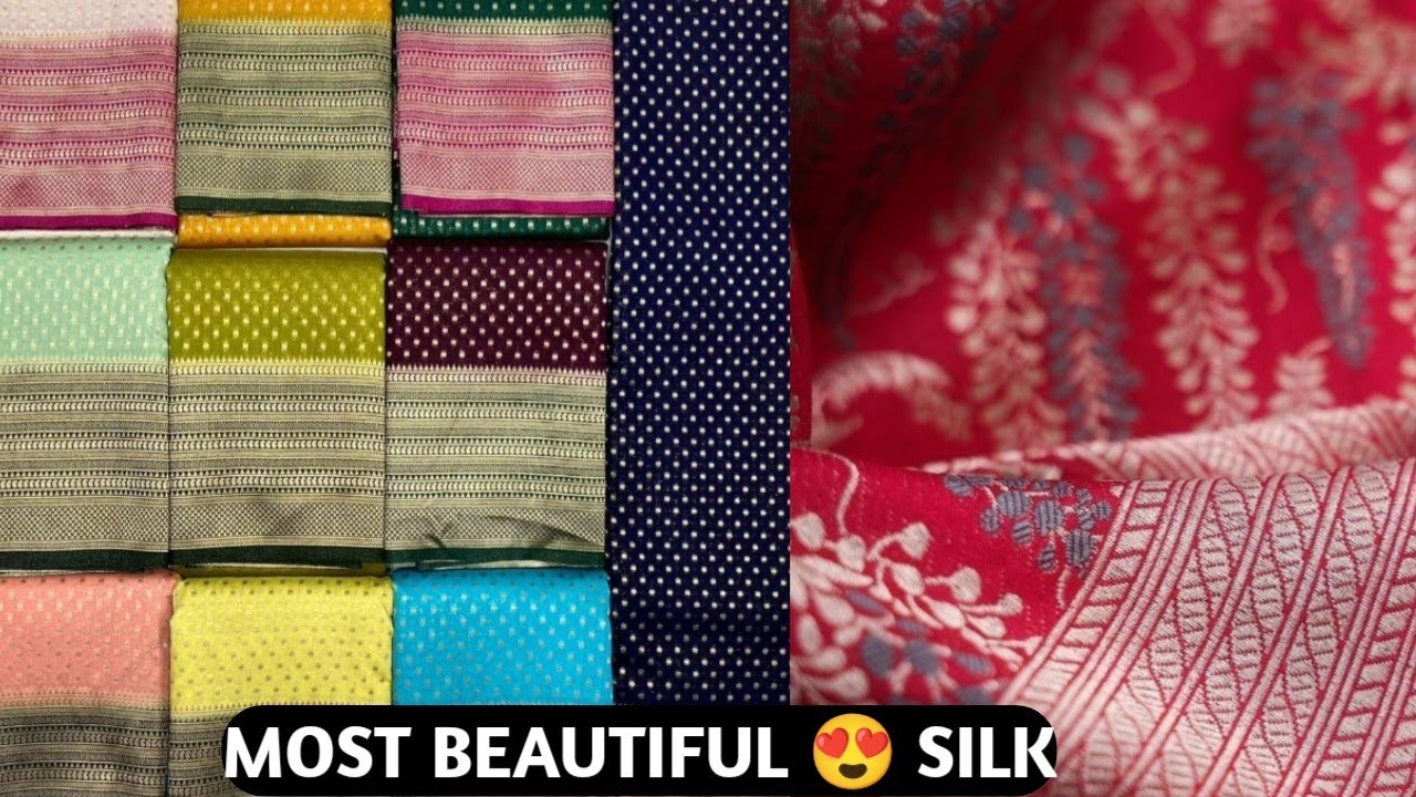 Banarasi silk saree in varanasi || Latest 2023 New Arrivals Silk ...