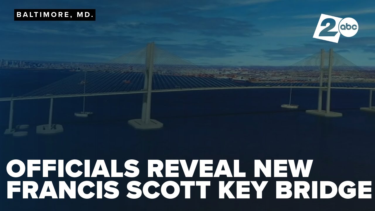 New design concept unveiled for Francis Scott Key Bridge rebuild - YouTube