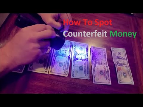 How To Spot Counterfeit Money Quick & Easy - YouTube