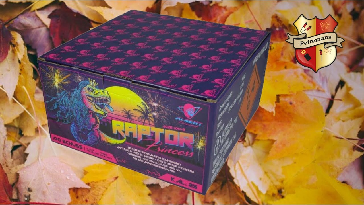 Raptor Princess - Compound by Albert Argento 100sh Vuurwerk - YouTube