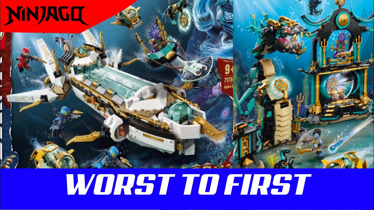 Lego Ninjago Seabound — All Sets Ranked (worst to first) - YouTube