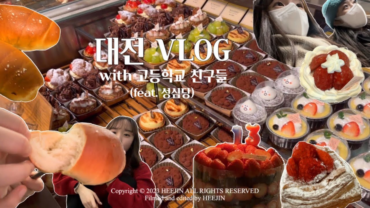 대전 여행이라고 쓰고 성심당 투어라고 읽는다🤤 Vlog 대전여행 성심당 딸기시루 대전맛집 여행브이로그 오씨칼국수 대학생 브이로그 우노 달무티 소금빵
