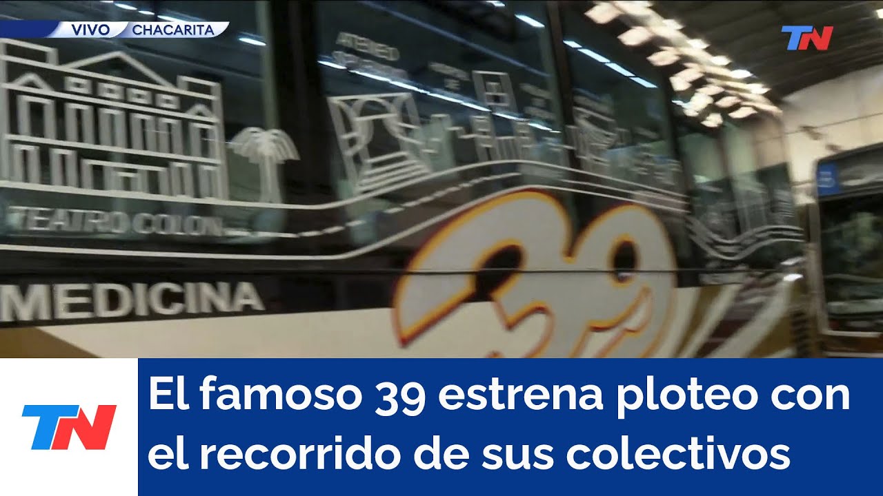 La línea 39 estrena ploteo con el recorrido de los puntos de interés a ...