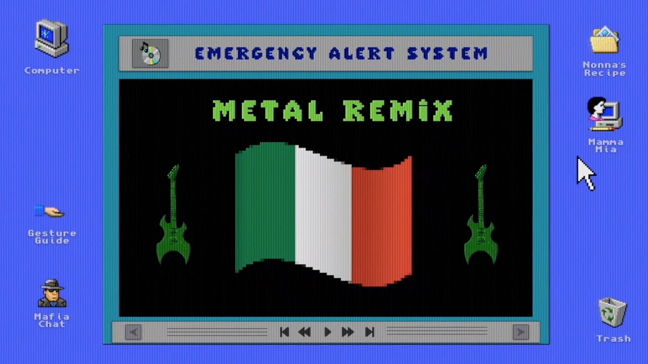Italy EAS Alarm Metal Remix - Pineapple on Pizza - Alert World - YouTube